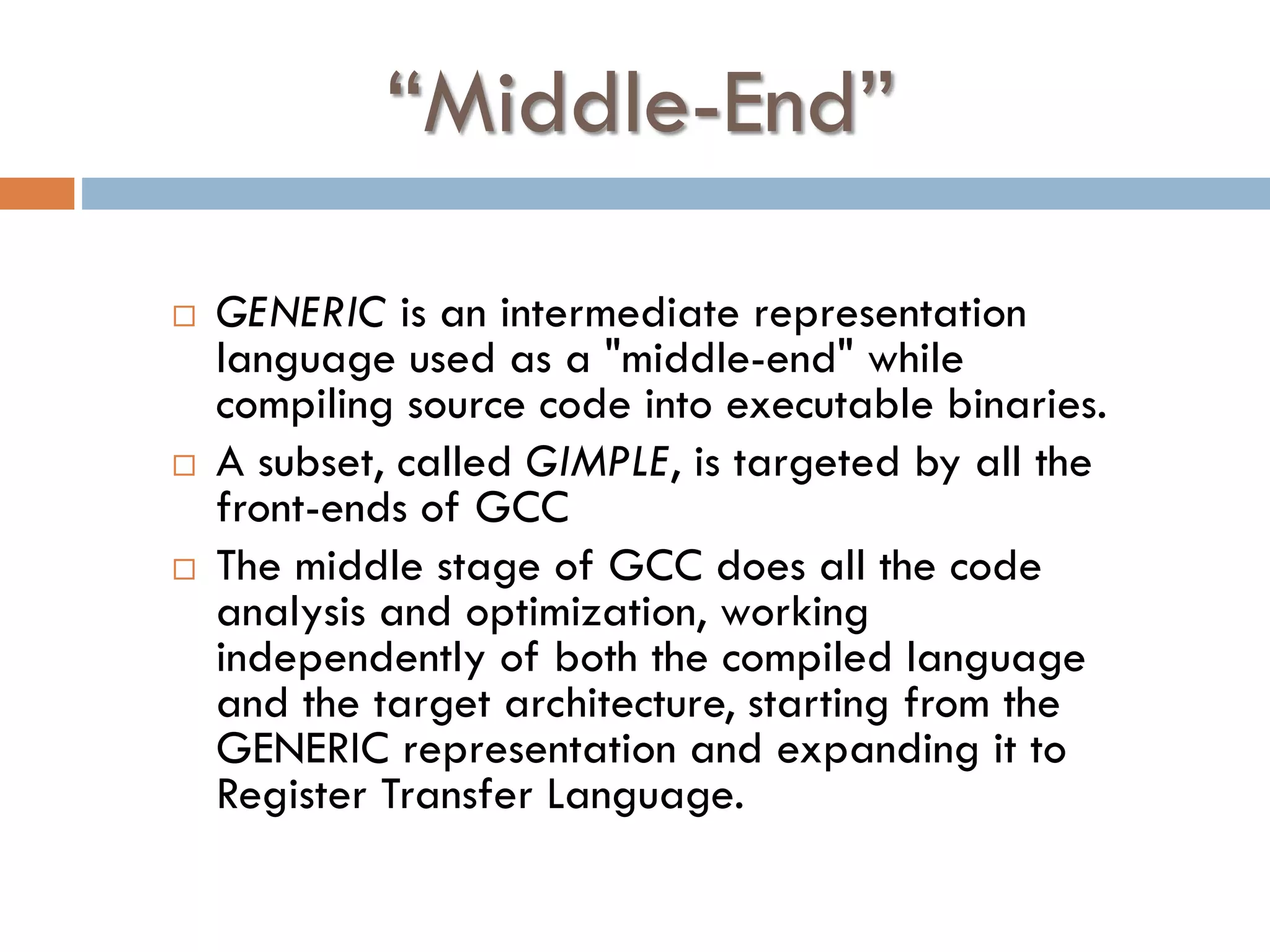 GCC RTL and Machine Description | PPTX