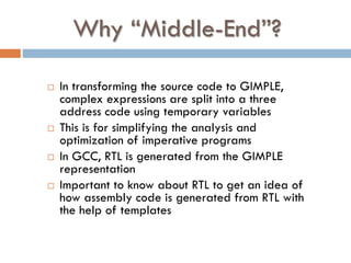 GCC RTL and Machine Description | PPTX | Programming Languages | Computing
