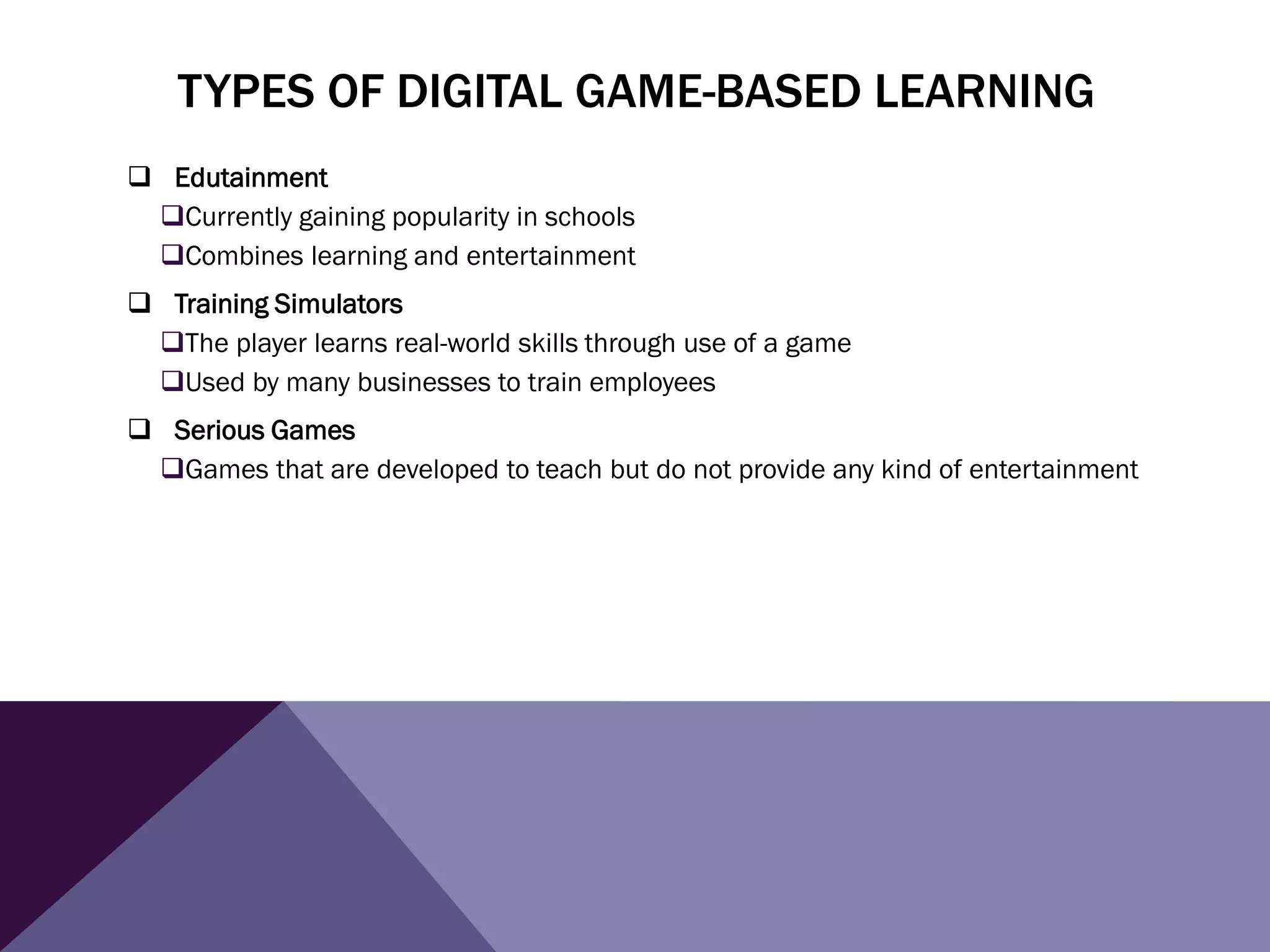 Game-based Learning | PPTX