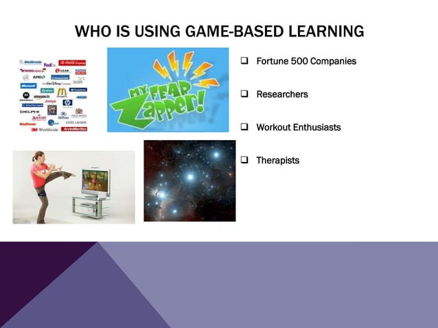 Game-based Learning | PPTX | Educational Video Games | Video Game Genres
