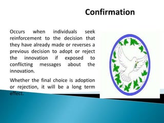 Diffusion of innovation------Innovation Decision Process | PPTX