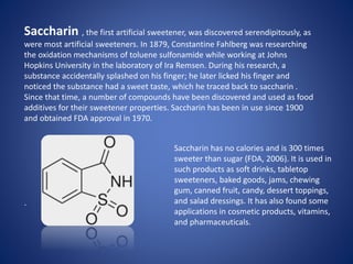 ARTIFICIAL SWEETNERS | PPTX