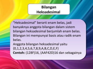 Presentation1 sistem bilangan | PPT