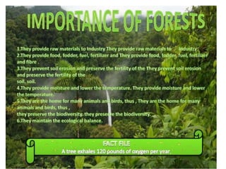 CONSERVATION OF FOREST AND WILDLIFE | PPTX