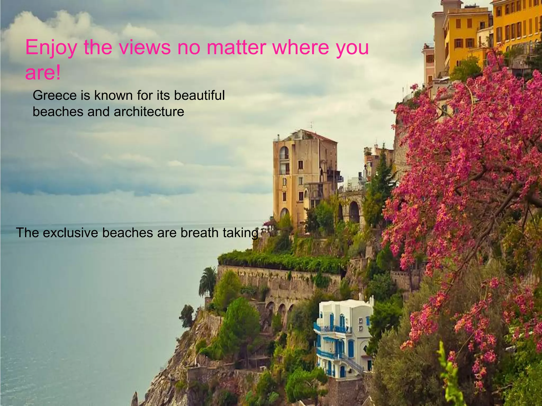Greece Travel Agency project | PPTX