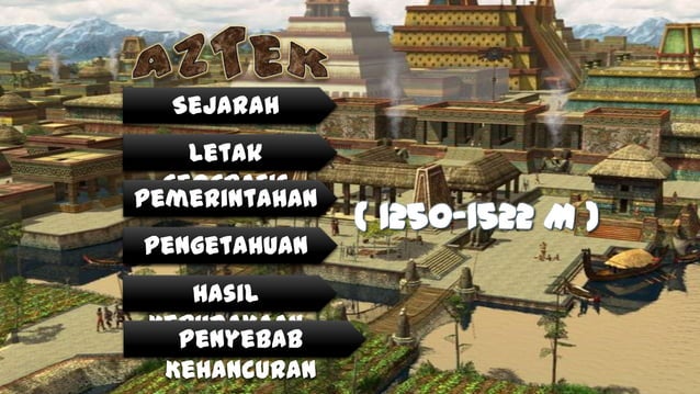 PERADABAN SUKU AZTEC SMAN 1 GLAGAH | PPTX