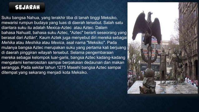 PERADABAN SUKU AZTEC SMAN 1 GLAGAH | PPTX