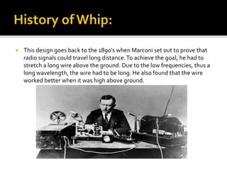 Whip antenna | PPTX