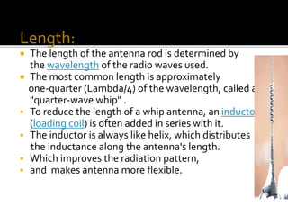 Whip antenna | PPTX