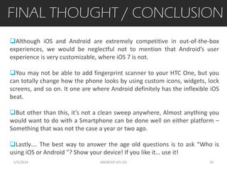 Android Vs iOS | PPTX
