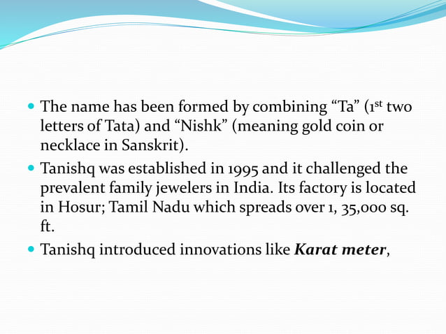 Tanishq | PPTX | Business | Business and Finance