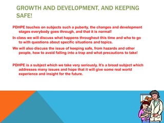 PDHPE | PPTX | Nutrition | Healthy Living