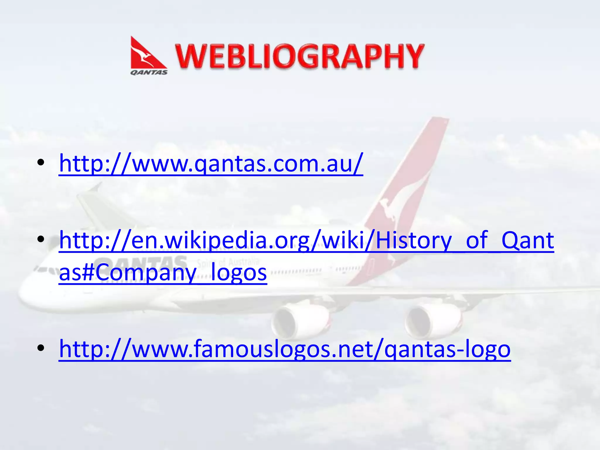 LOGO - QANTAS AIRLINES | PPTX