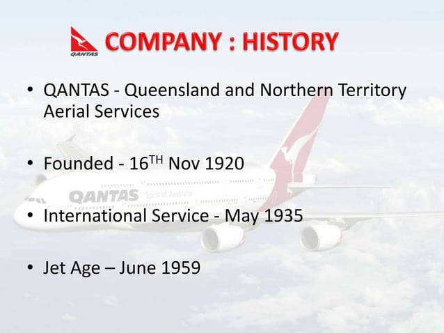 LOGO - QANTAS AIRLINES | PPTX