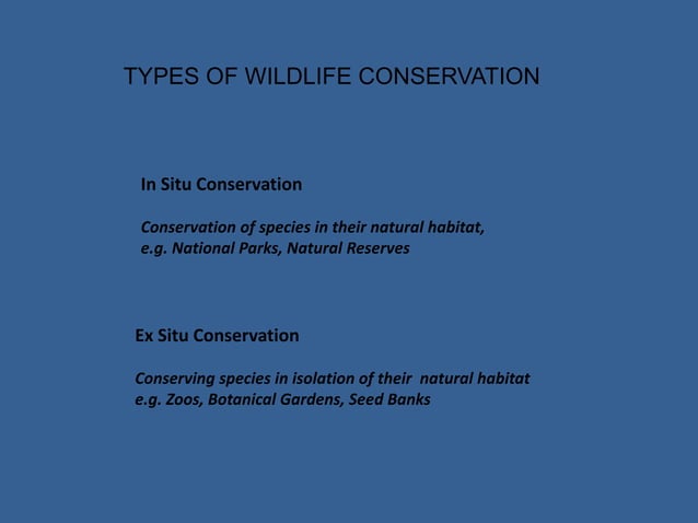 A BRIEF OVERVIEW ON WILDLIFE MANAGEMENT | PPTX | Environment | Science