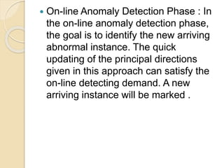 Anomaly Detection Via PCA | PPTX