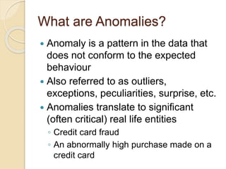 Anomaly Detection Via PCA | PPTX