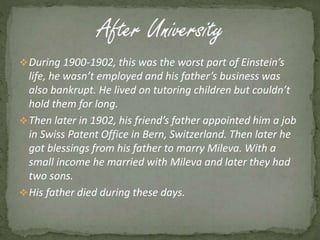 A Short Biography of Albert Einstein | PPTX