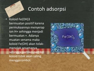 koloid adsorpsi dan koagulasi | PPTX
