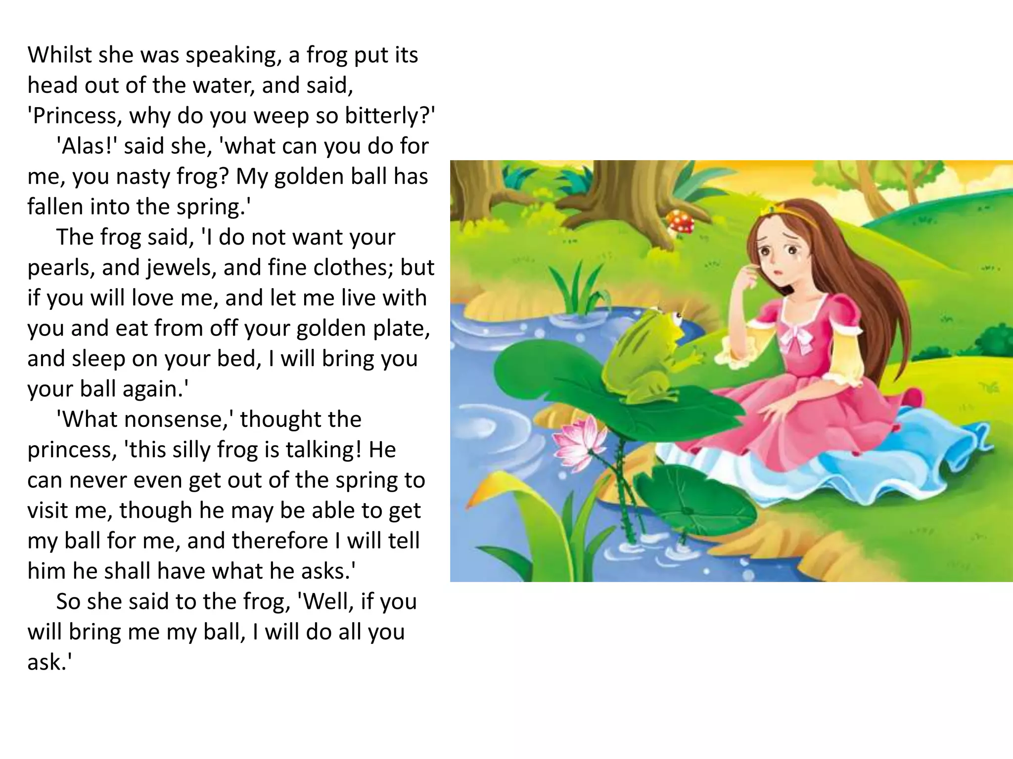 PPT The Frog Prince | PPTX