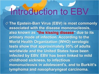 Epstein-Barr Virus | PPTX