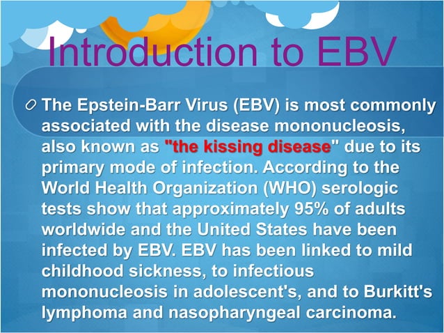 Epstein-Barr Virus | PPTX