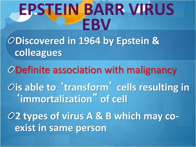 Epstein-Barr Virus | PPTX