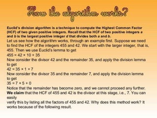 Euclid Division Lemma | PPTX