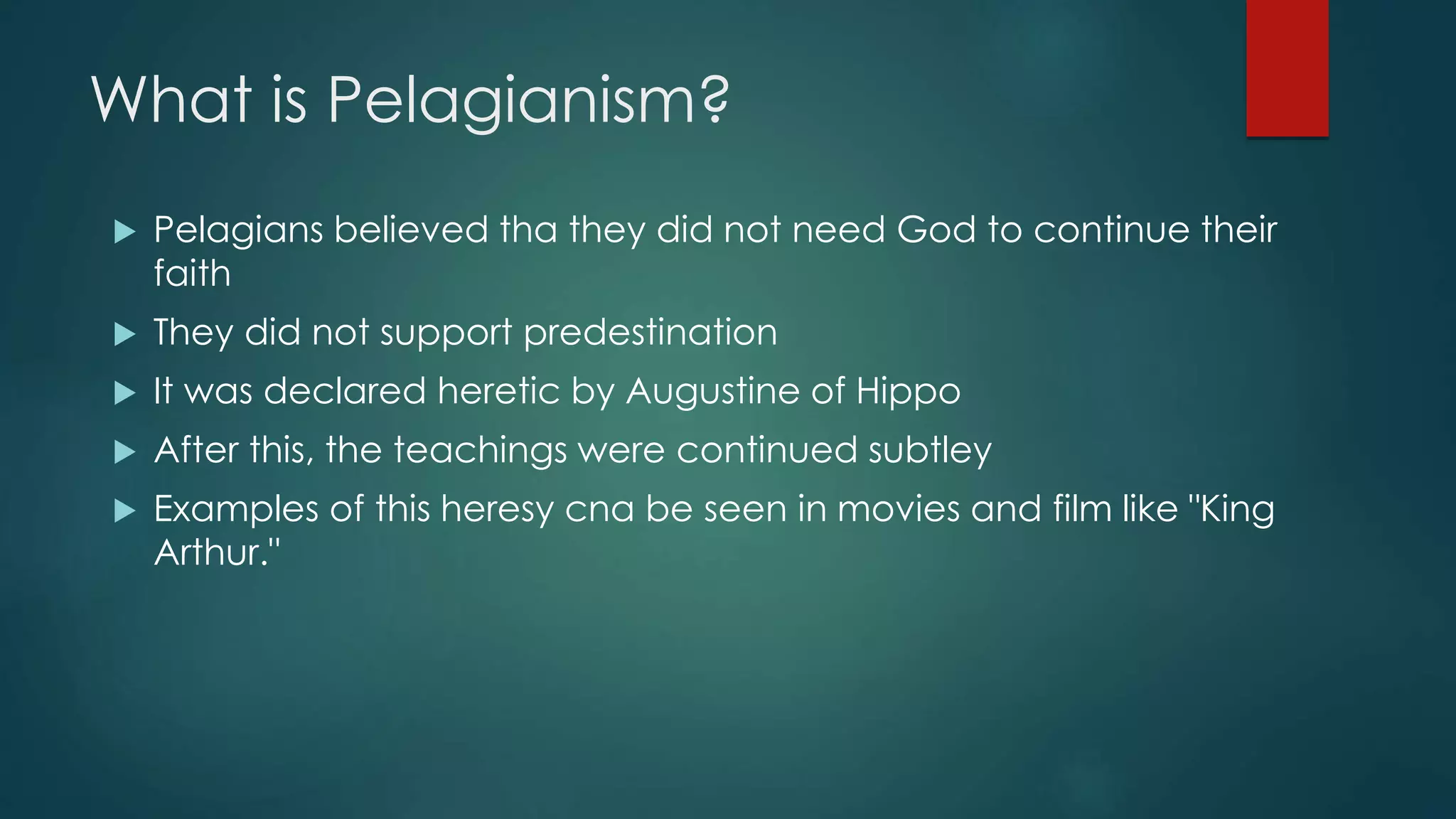 Heresy Project | PPTX