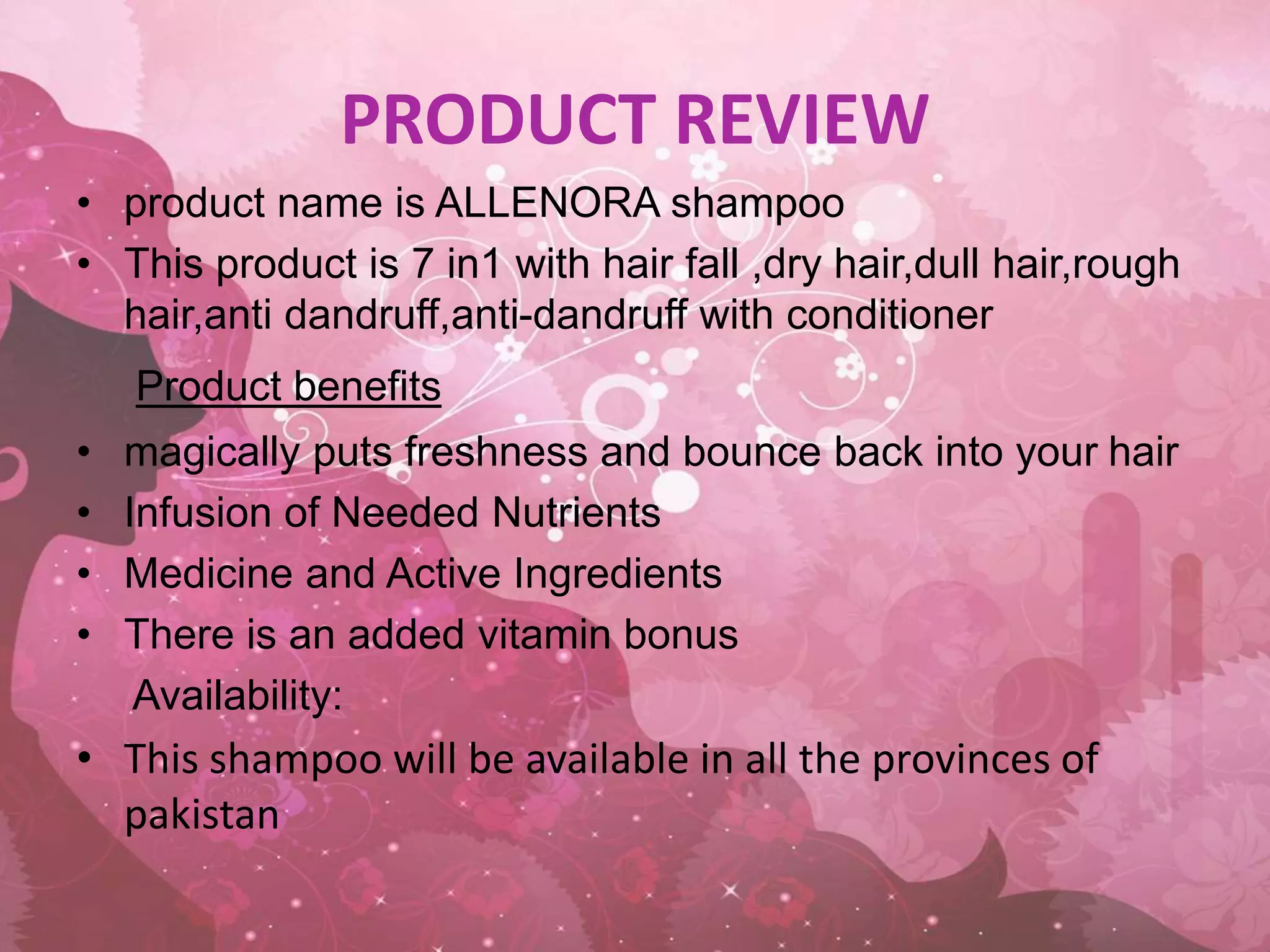 marketing plan of shampoo | PPTX