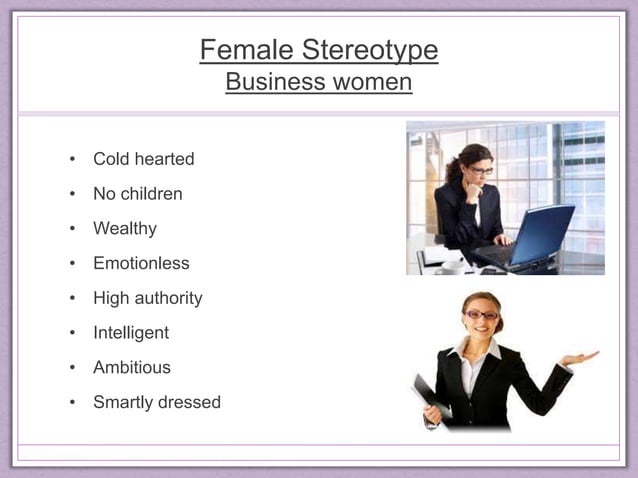 Female stereotypes | PPT