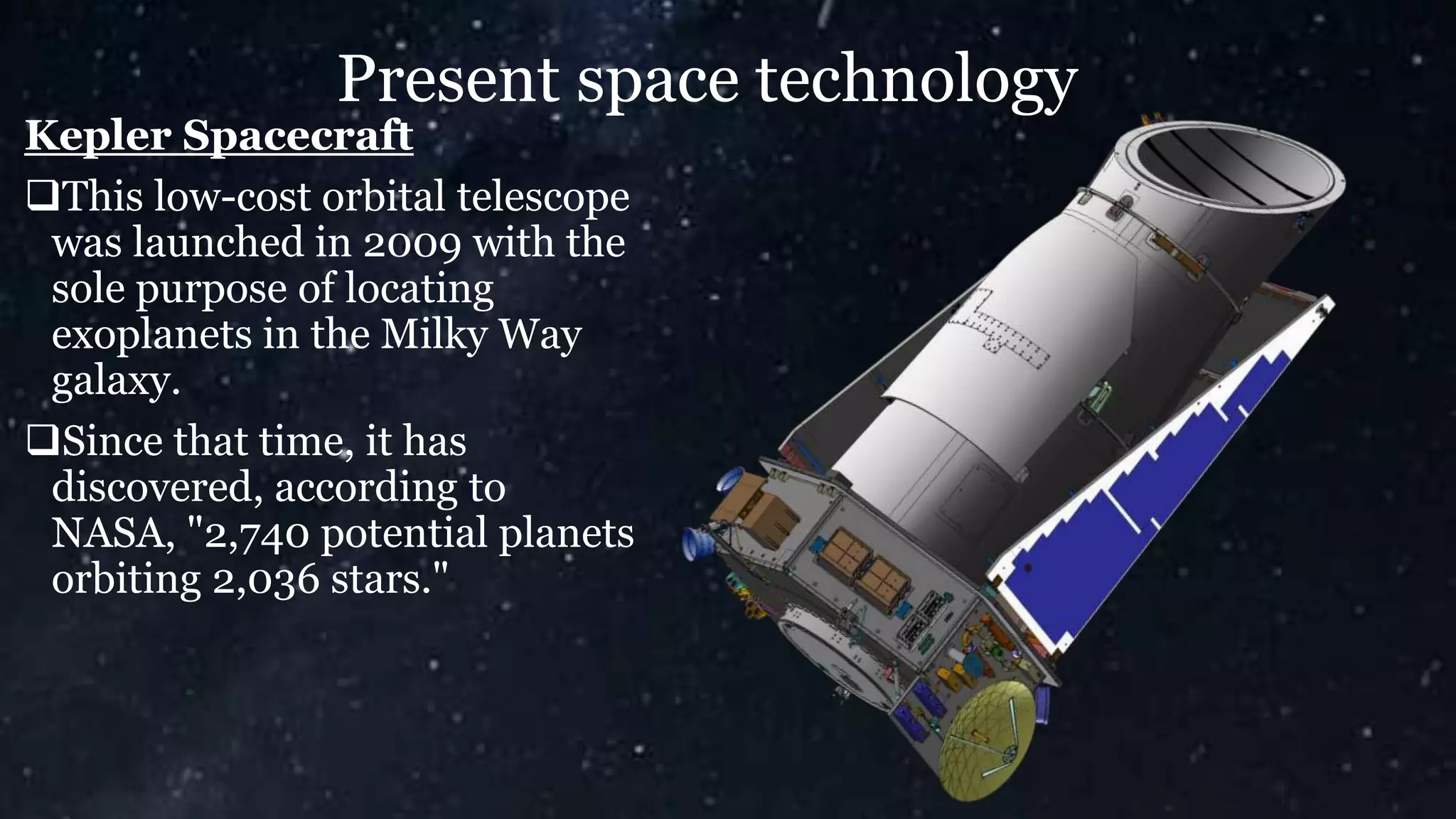 SPACE TECHNOLOGY | PPTX