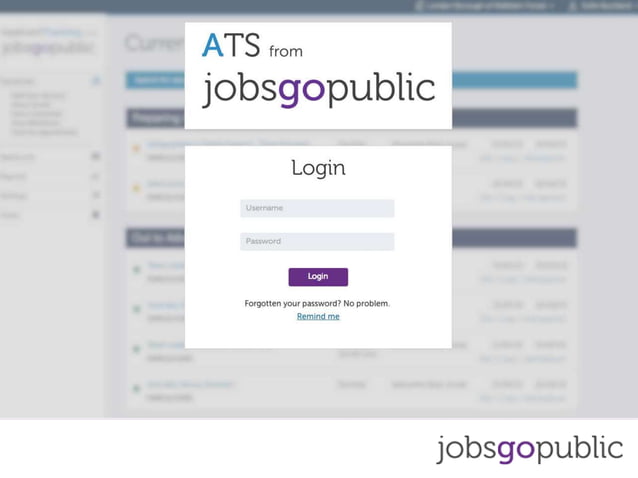 A New Design for the Jobsgopublic ATS | PPTX
