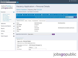 A New Design for the Jobsgopublic ATS | PPTX