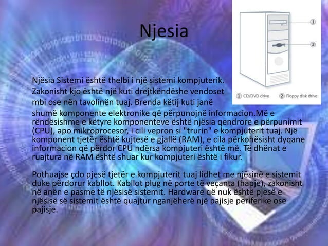 Kompjuteri dhe pjeset e tij | PPTX