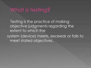 Testing for Language Teachers Arthur Hughes | PPTX