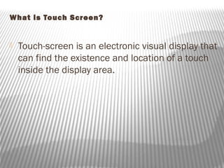 HCI-DESIGNING THE ATM TOUCH SCREEN INTERFACE FOR KIDS UNDER 12. | PPS