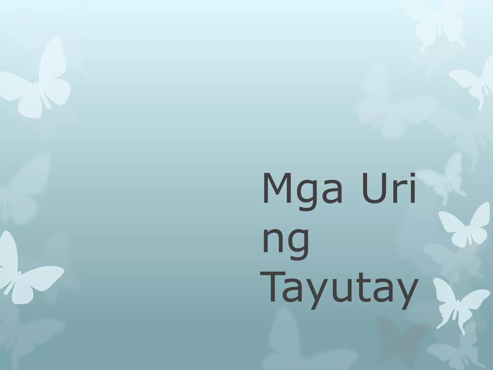 Mga Uri ng Tayutay | PPTX