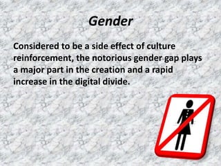 The Digital Divide: Information and Communication Technologies in ...