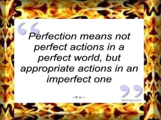 perfection | PPT