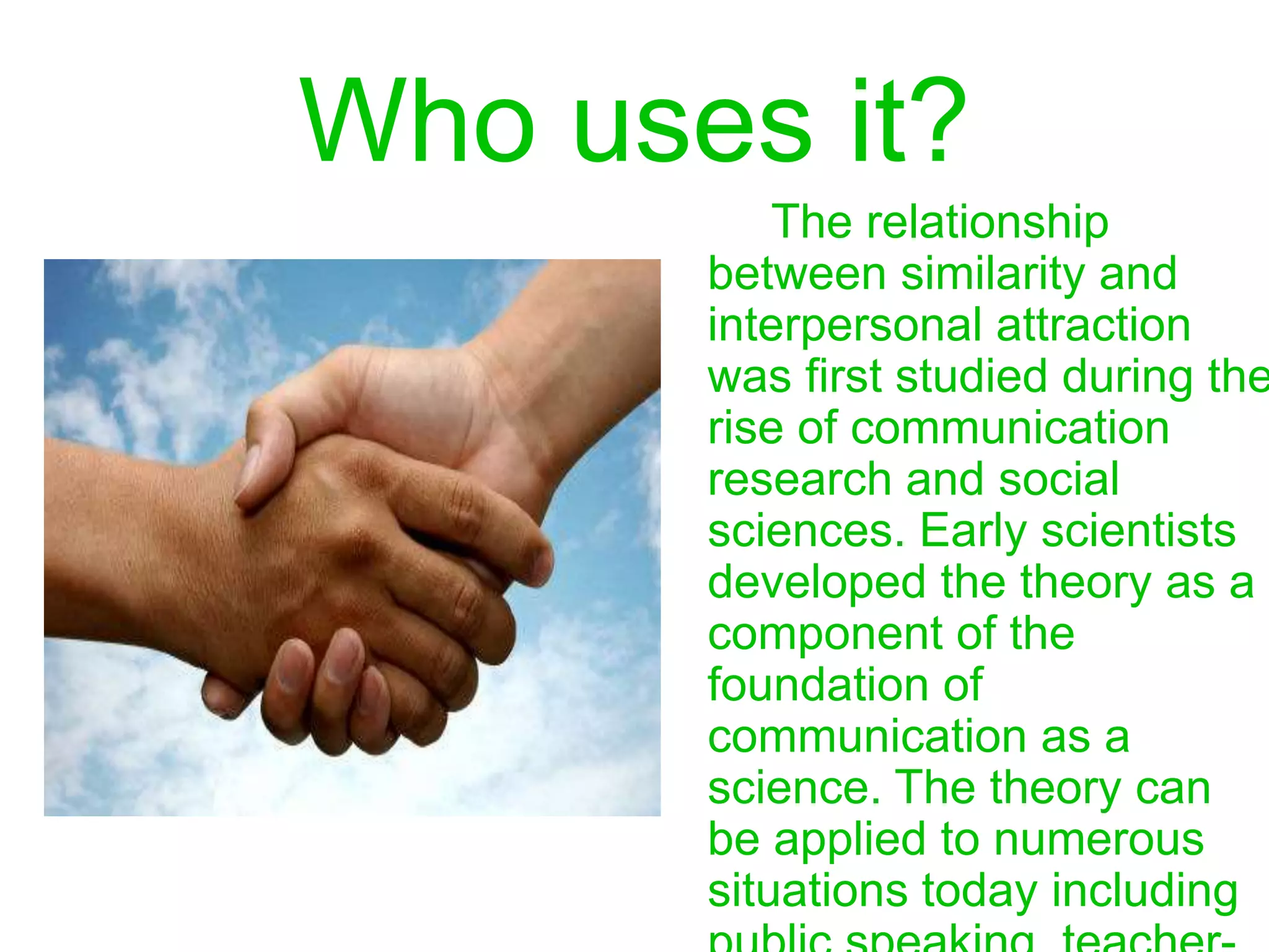 Similarity and Interpersonal Attraction | PPTX