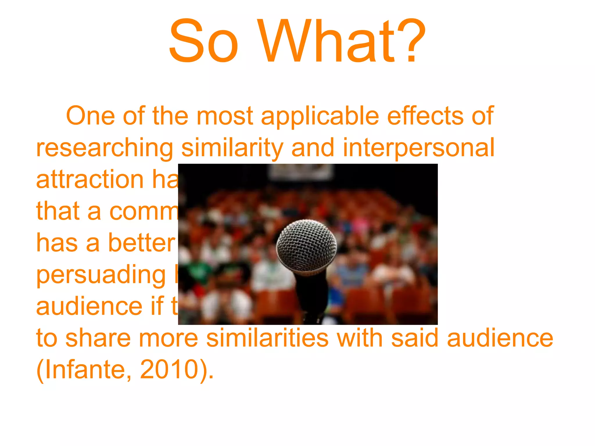 Similarity and Interpersonal Attraction | PPTX
