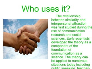 Similarity and Interpersonal Attraction | PPTX