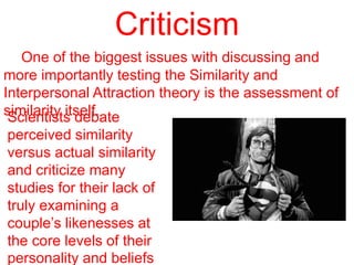 Similarity and Interpersonal Attraction | PPTX
