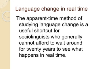 Language Change | PPTX