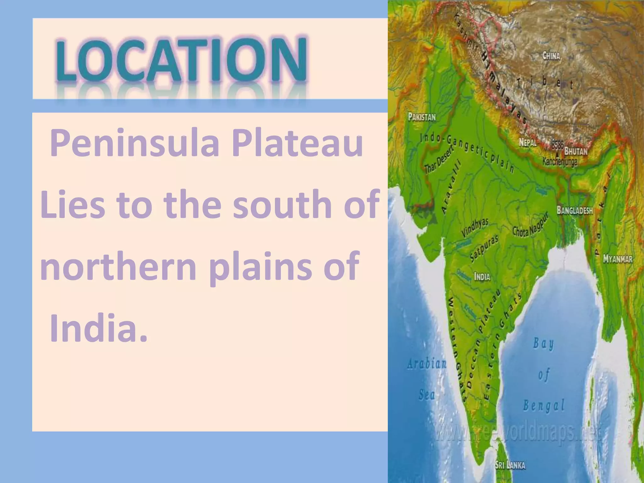 peninsula plateau made by yash chauhan | PPTX