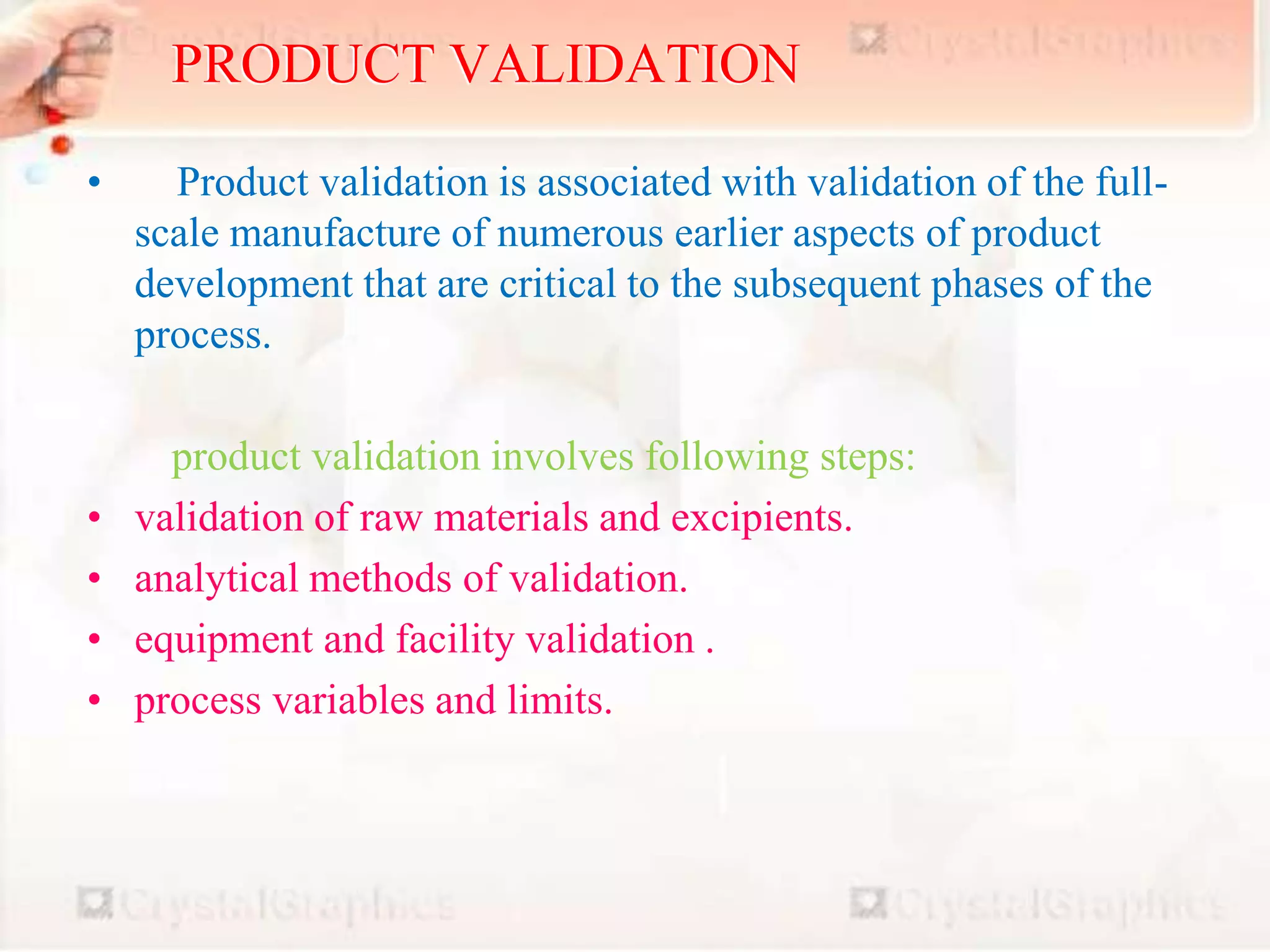 Validation Of Solid Dosage Forms. | PPTX