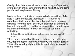 body language.. in interview & while giving presentation | PPTX