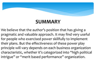Presentation on POWER PLAY | PPTX