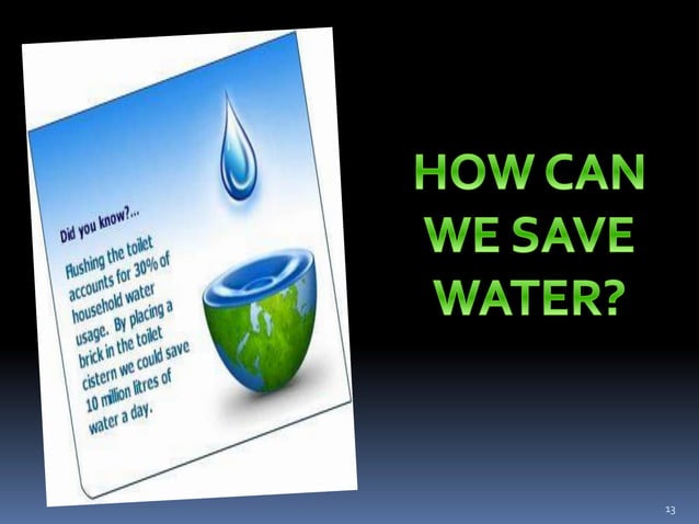 SAVE WATER SAVE LIFE | PPTX